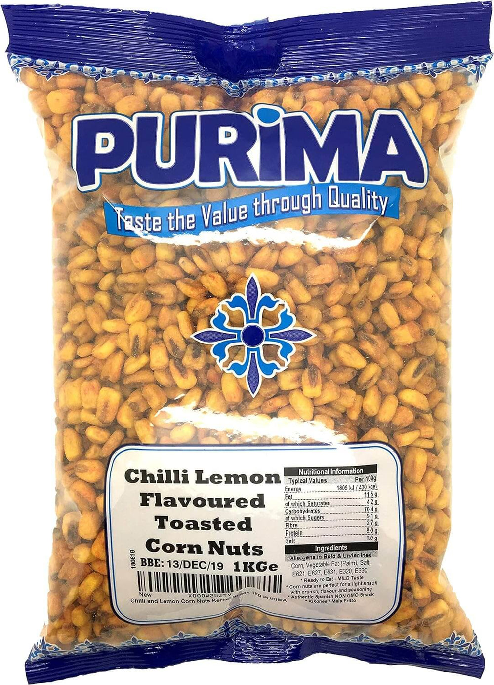 Toasted Corn - Chilli & Lemon Flavour