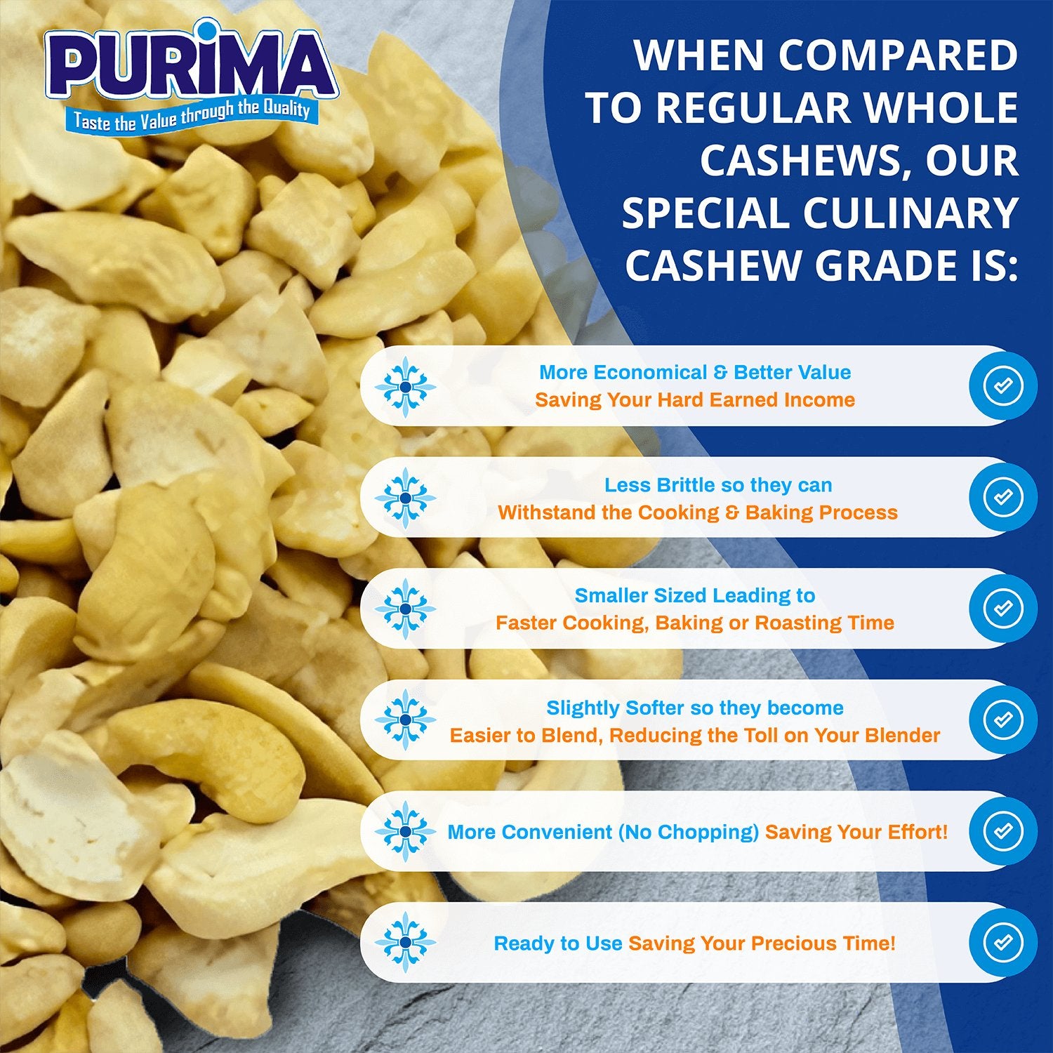 Broken Cashew Nuts 1kg Cashews Nut Pieces Buy Online Bulk Cheap UK kg